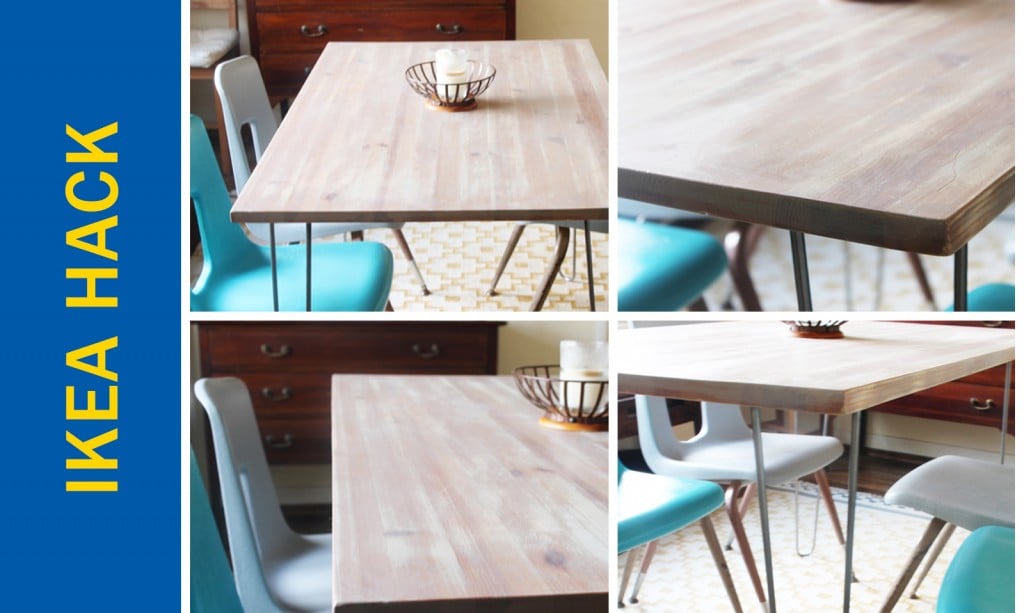 Awesome Ikea Hack of the Week: An apartment-sized dining table Awesome Ikea Hack of the Week: An apartment-sized dining table